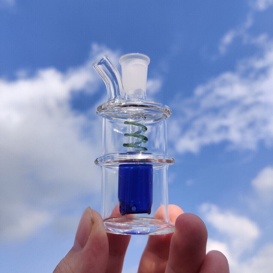US Mini Glass Bong Filter Hookah Water Pipe Smoking Shisha Bubbler ...
