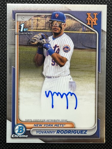 2024 1st Bowman Chrome Prospect Auto YOVANNY RODRIGUEZ #CPA-YR - NY ...