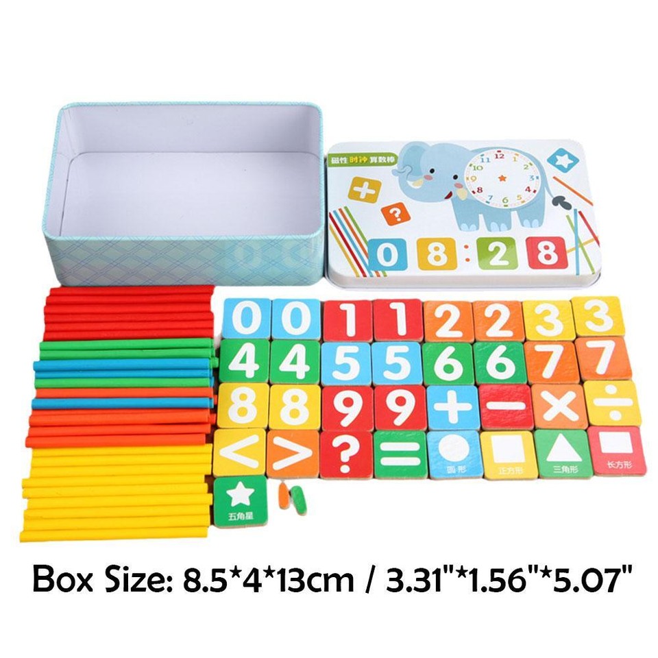 Arithmetic Iron Box Stick Mathematic Colour Counting Stick Numbers⭐ ...
