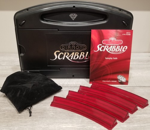 Scrabble Diamond Anniversary Edition Portable Complete Parker Brothers ...