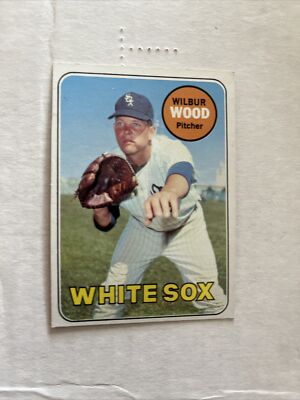 1969 Wilbur Wood Chicago White Sox Topps Baseball Card #123 | eBay
