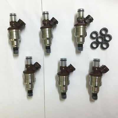 6x Fuel Injector 23250-65020 For 89-95 Toyota 4Runner Pickup 2.4 T100 ...