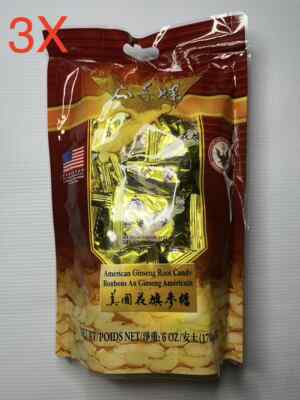 American Ginseng Root Candy (3 bags x 6 oz) 美国花旗糖 (3 包 x 6oz.) | eBay