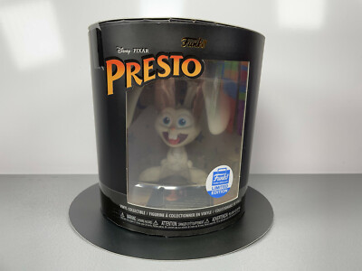 Funko Shop Exclusive Pixar Presto Alec Azam Vinyl Figure in Top Hat Box ...