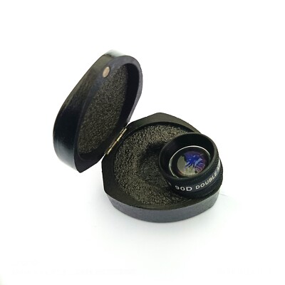Fundus Examination Lens 90D Black Color With Box Ophthalmology ...