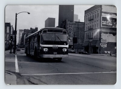 Photo Chicago Transit CTA Bus Route 36 Broadway 1960s 5" x 3" | eBay
