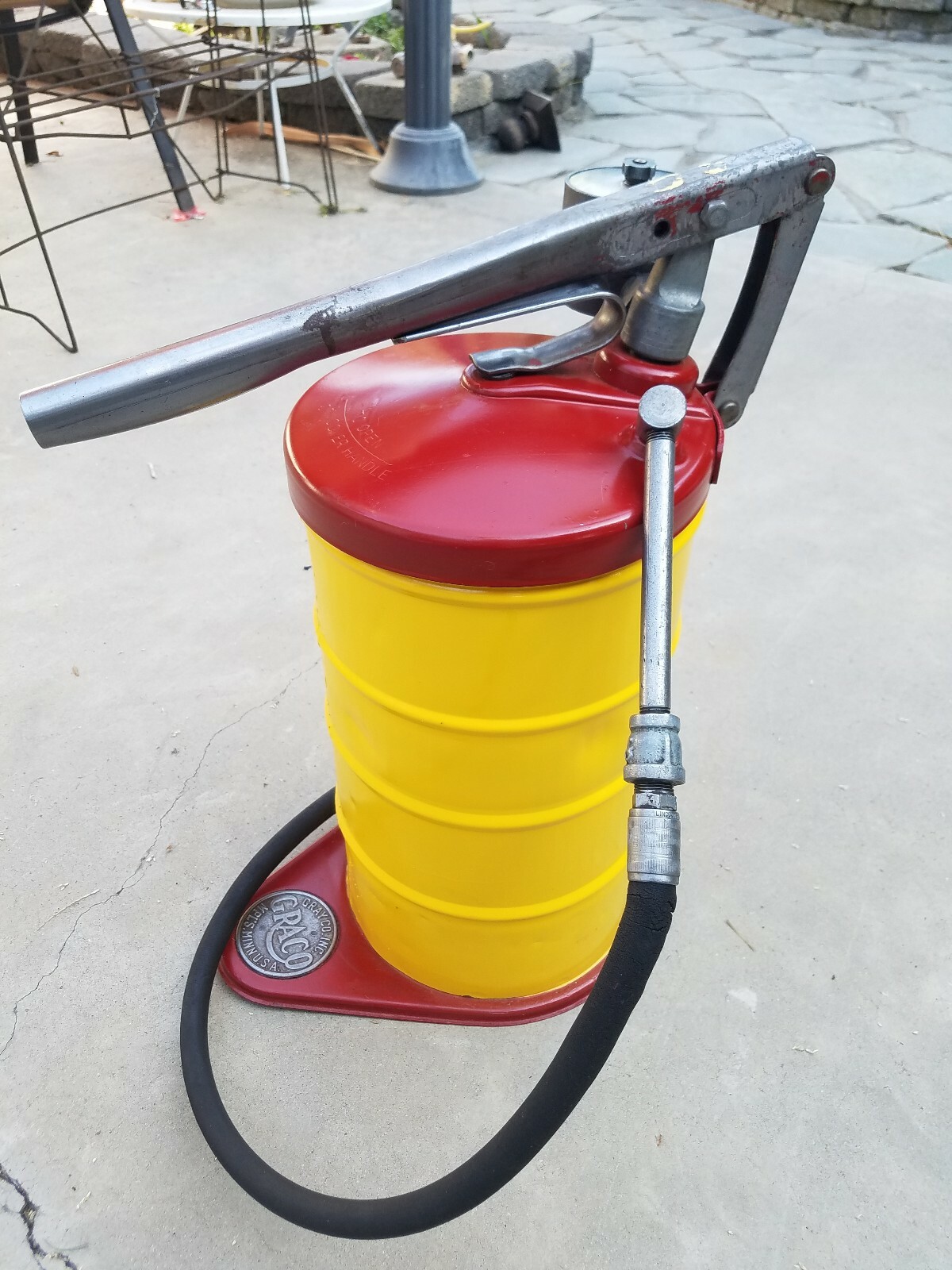 VINTAGE GRACO SERVICE STATION OIL DISPENSER LUBE AUTOMOBILE | eBay