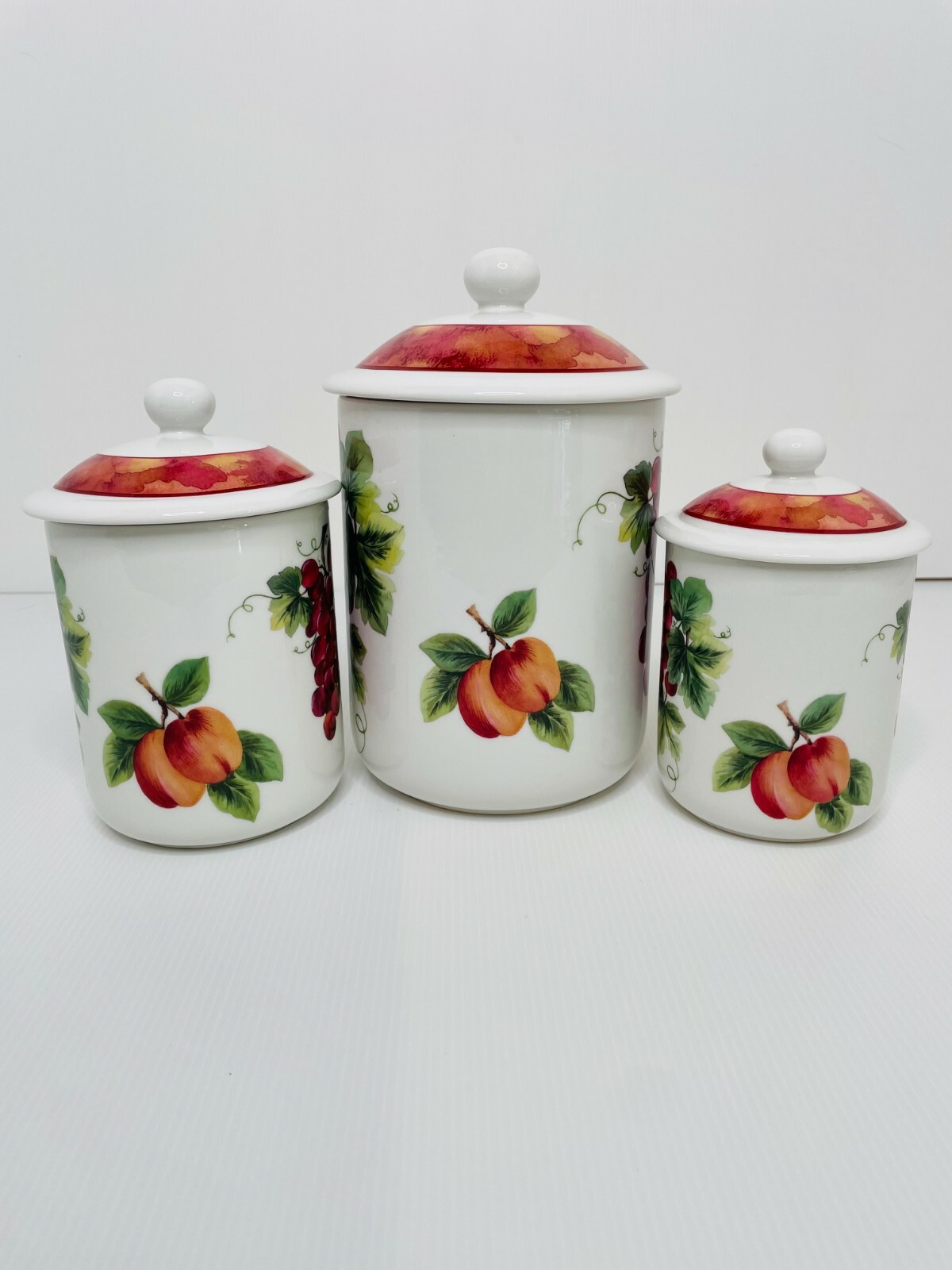 Doulton "Everyday" 3 Piece Lidded Canister Set "Vintage Grape" | eBay