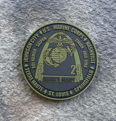 3rd Battalion 24th Marines SUBDUED PVC Morale Patch | eBay