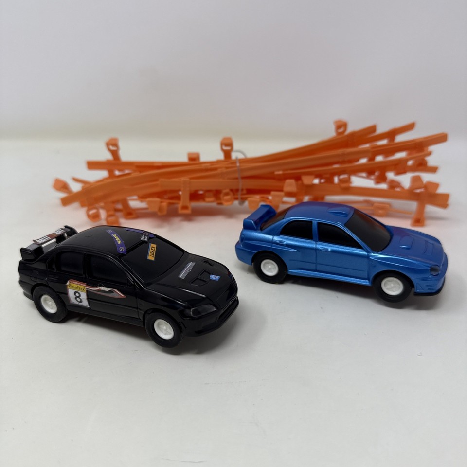 Fast Lane Racing RC Car Long Bridge Challenge Slot Cars Complete RARE ...
