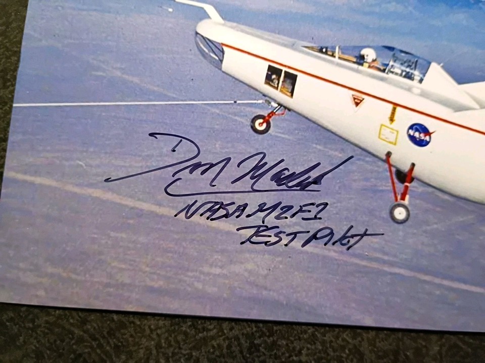 DONALD MALLICK Hand Signed Autograph 4X6 Photo & 3X5 CARD - NASA TEST ...