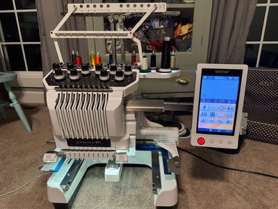 Brother PR1000E Entrepreneur Pro 10 Needle Embroidery Machine | eBay