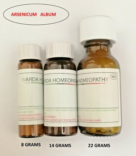 ARSENICUM ALBUM in 6C 9C 30C 200C 1M & IN 8/16/24 Grams 10ML ...