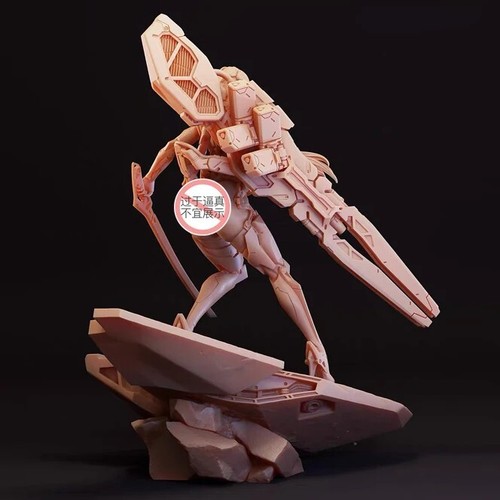 1/24 75MM Sci-Fi Warrior Resin Model Futuristic Female Mecha Action ...