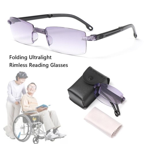 Anti-UV Blue Rays Diamond-cut Folding Reading Glasses Presbyopia ...