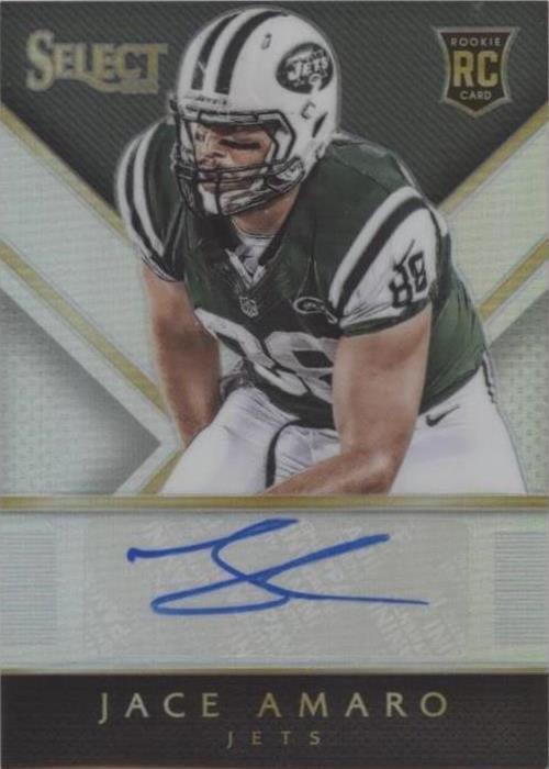 2014 Panini Select - Rookie Autographs Jace Amaro #RA-JA Silver Prizm ...