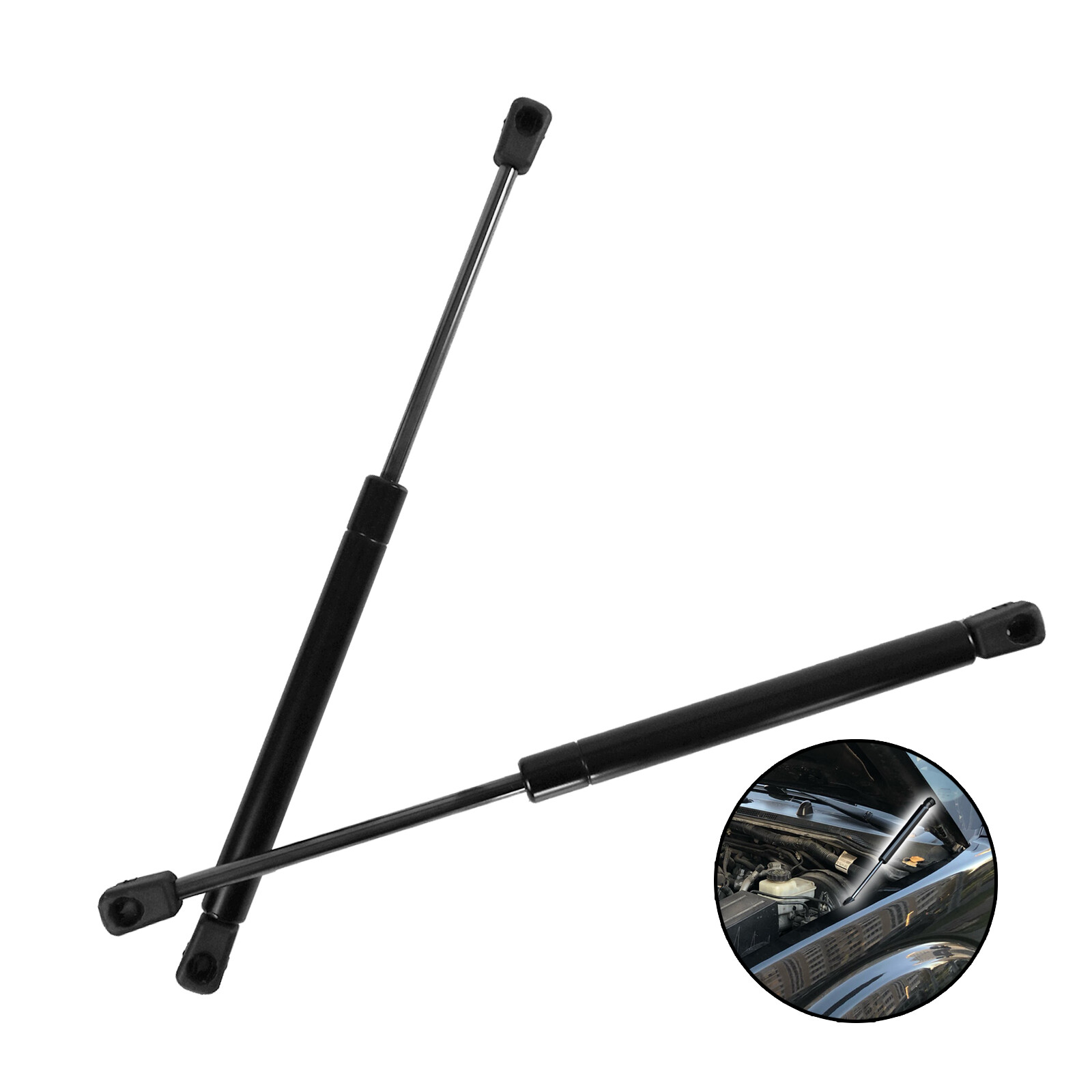 2PCS Front Hood Gas Struts Bonnet Lift Support For Nissan Frontier ...