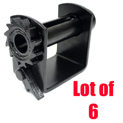 6pc Weld On Winch Binder Flatbed Truck Trailer 4" Tie Down Strap Bottom ...