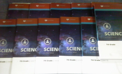 ALPHA OMEGA SCIENCE LIFEPAC- GRADE 7 - COMPLETE SET- SEE DETAILS BELOW ...