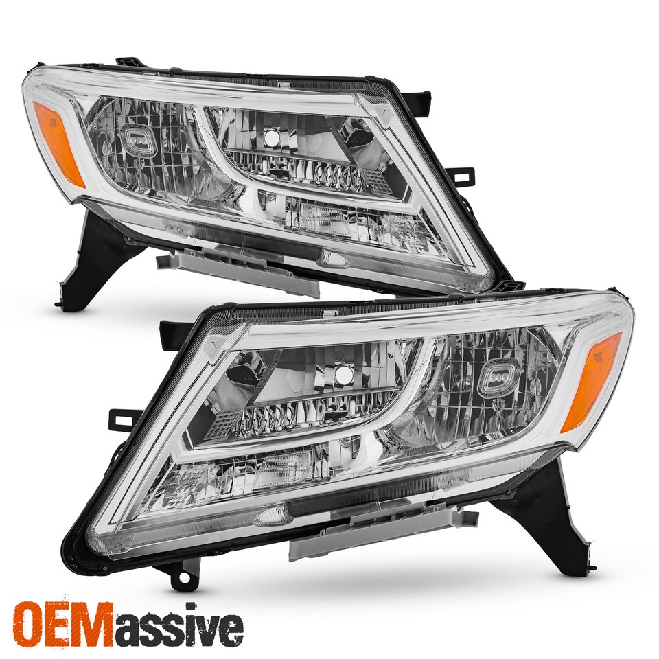 For 2013-2016 Nissan Pathfinder Halogen Type Headlights Headlamp Chrome ...