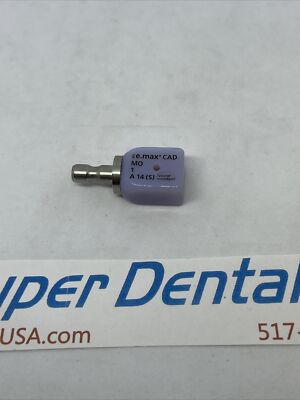 IPS Emax Cad Implant Blocks MO 1 / A 14(S) One Total!! See Pics!! One ...
