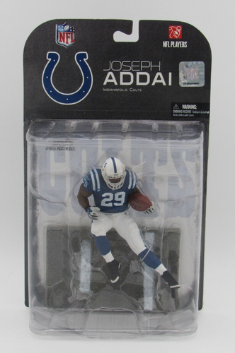 McFarlane NFL Joseph Addai Indianapolis Colts Blue Jersey Figure Series ...