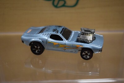 Hot Wheels Rodger Dodger Light Blue Redline 1970 W/ Paint Wear Red Line ...