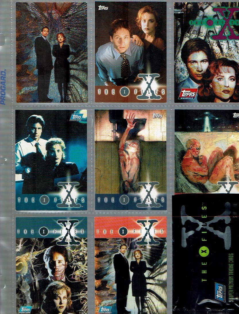 X-Files Series 1 Trading Card Complete Mini-Master Set/Inserts/Wrapper ...