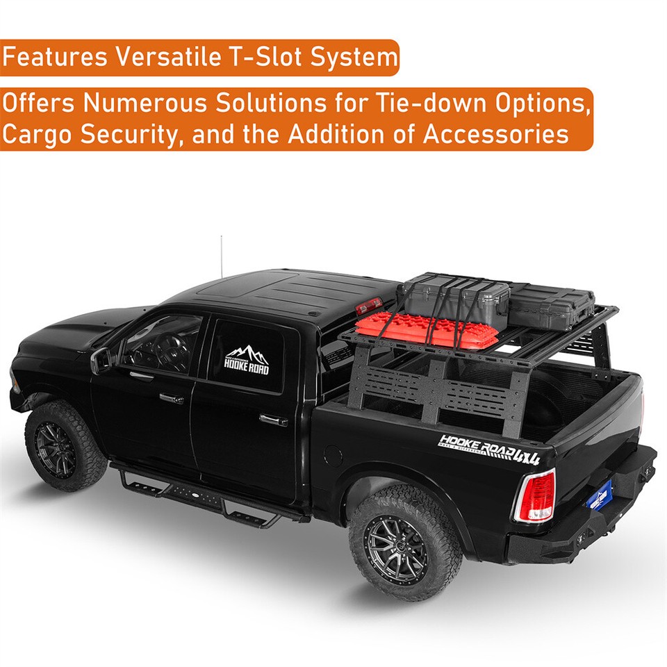 Full-Size Truck Bed Rack Cargo Carrier for Toyota Tundra | Ram 1500 ...
