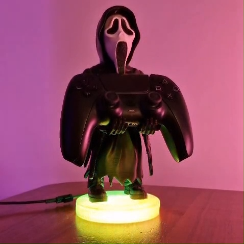 Scream Ghost Face LED PS5 Controller Holder Stand For PS5/PS4 NS Xbox ...