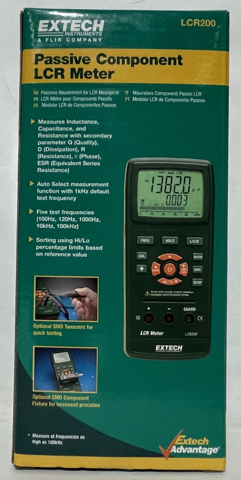 Extech LCR200 Passive Component LCR Meter for sale online | eBay