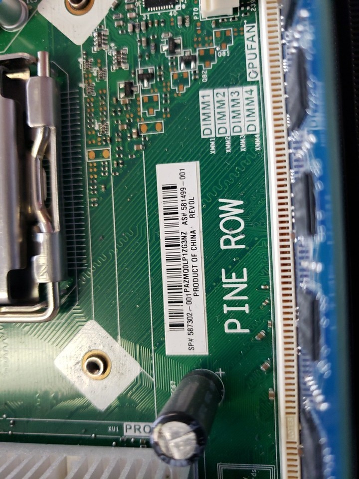HP Pro 3000 MT Pine Motherboard 587302-001 core 2 3.0GHz 2gb ram 8500u ...