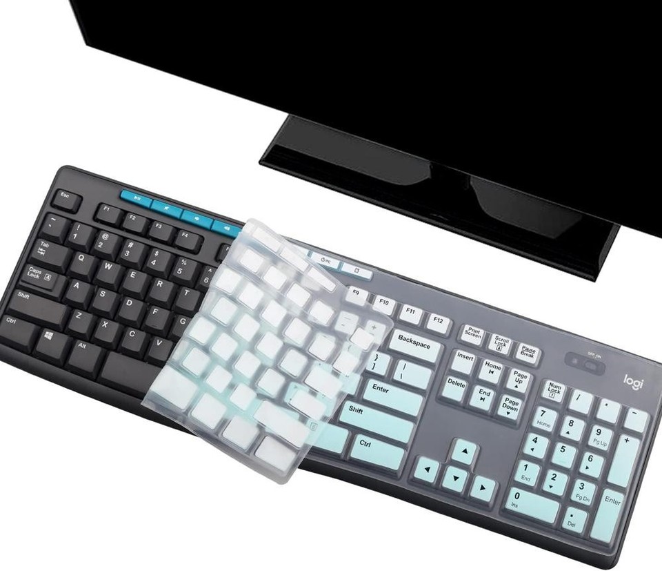 Keyboard Cover Skin Protector for Logitech MK295 MK275 MK270 Wireless ...