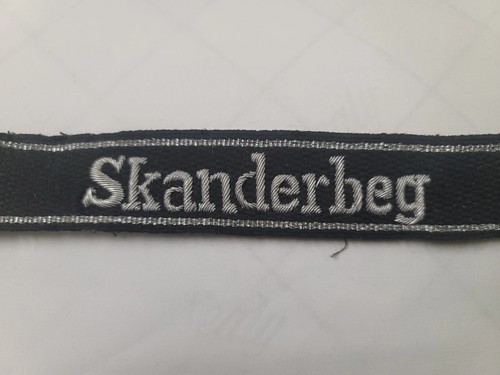 WW2 Albanian-German SS Skanderbeg Division Arm Band. | eBay