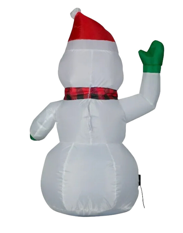 3 Foot Snowman Car Buddy Christmas Airblown Inflatable Ride A Long New ...