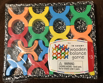 15 Count Wooden Balance Game | eBay