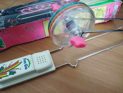 Rainbow Fun-Go Magnetic, Spinning Wheel Toy with Light, Vintage | eBay
