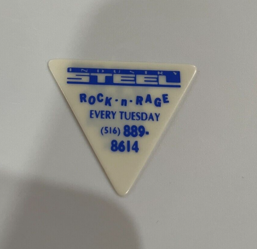 Industry Steel Rock N Rage Admit One VIP Comp Admission Guitar Pick Old ...