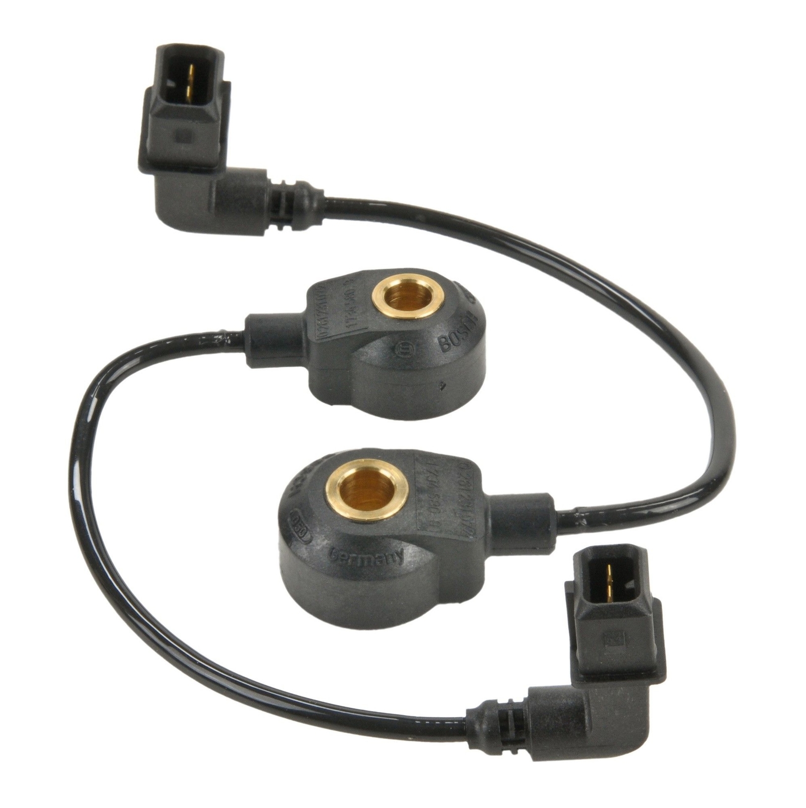 Bosch OEM Set of 2 Ignition Knock (Detonation) Sensors for BMW E36 ...