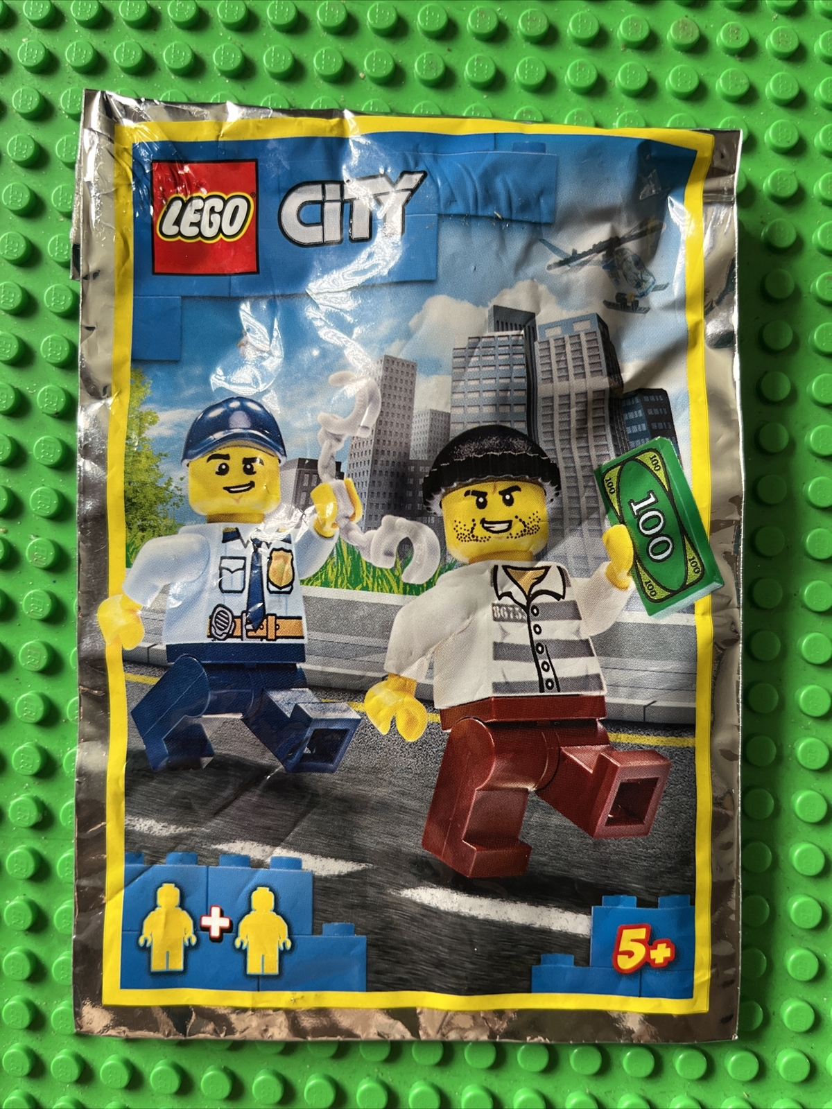 LEGO City Bank Robber And Policeman Minifigure Polybag | eBay