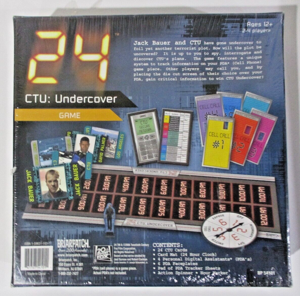 24 CTU: UNDERCOVER GAME NEW & SEALED | eBay