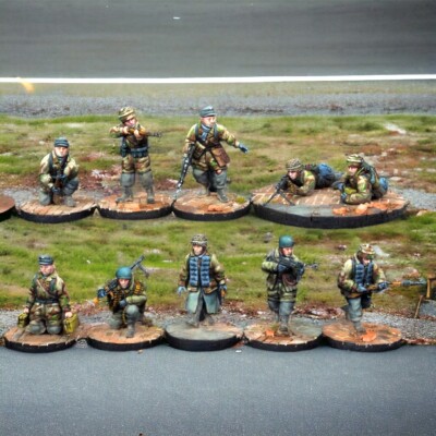 WW2 German Fallschirmjäger Squad 28mm ideal for Bolt Action etc | eBay