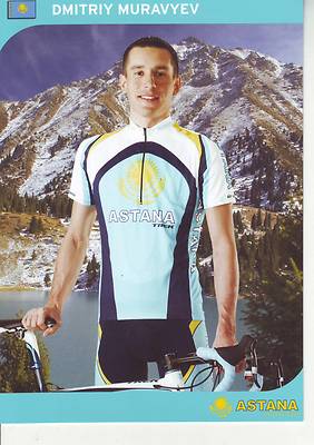 CYCLISME carte cycliste DMITRIY MURAVYEV équipe ASTANA 2008 | eBay