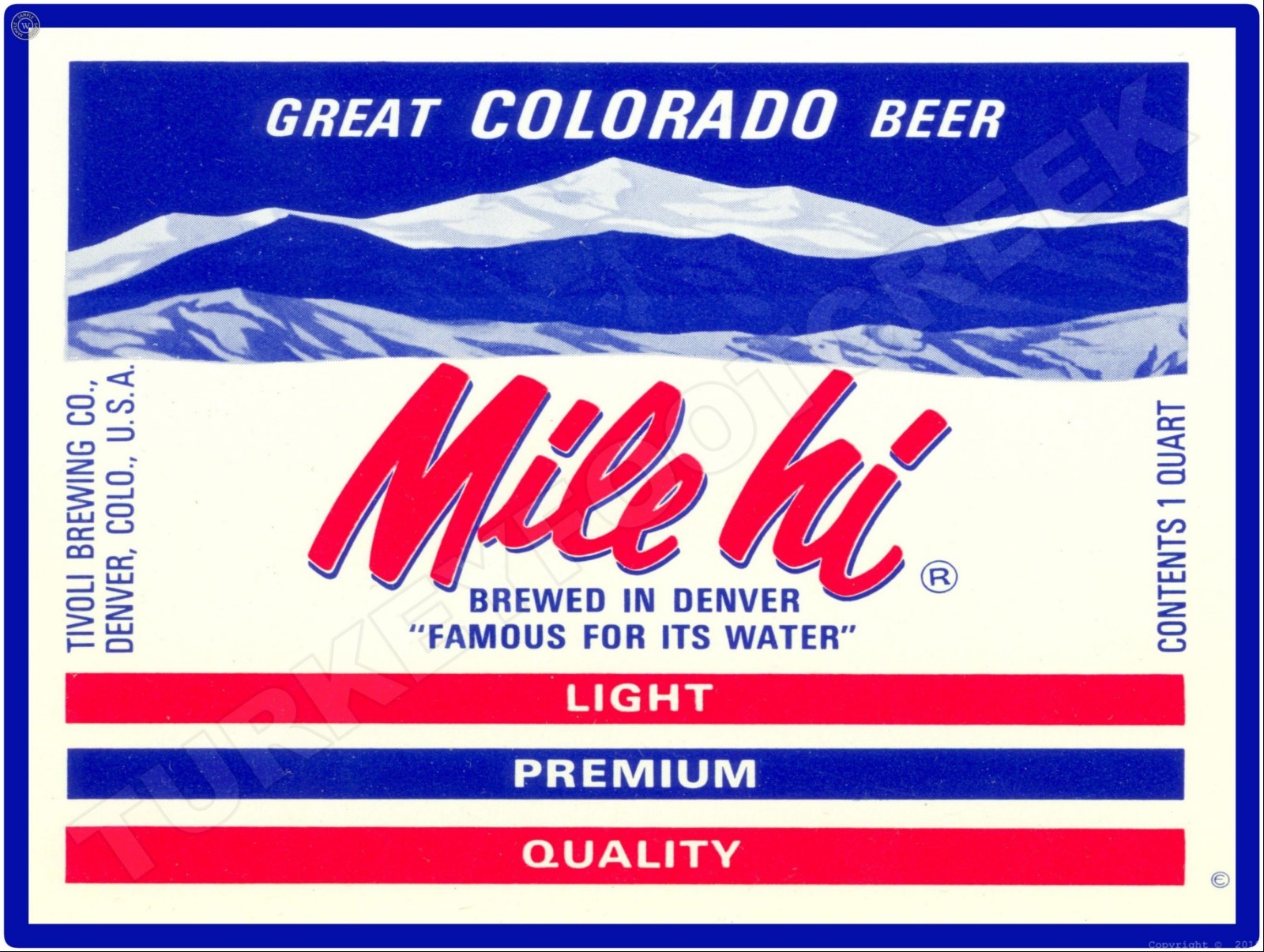 Mile Hi Beer 9" x 12" Metal Sign | eBay