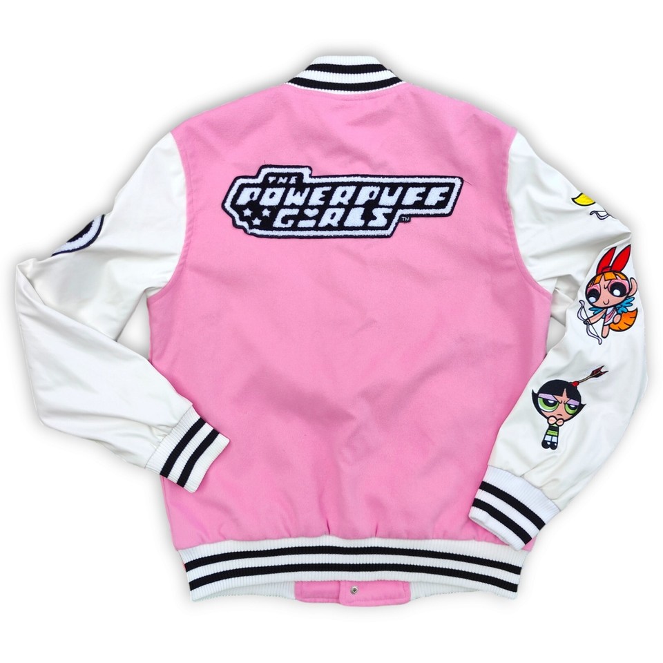 NWT Dolls Kill x The Powerpuff Girls Darling Iconic Trio Varsity XS ...