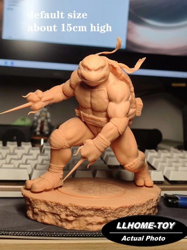 Anime Turtle Raphael take double dagger Statue Resin 3D Print GK Kit ...