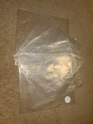 5pc 33 RPM Vinyl Record Album Thick Plastic Top loader Protective ...