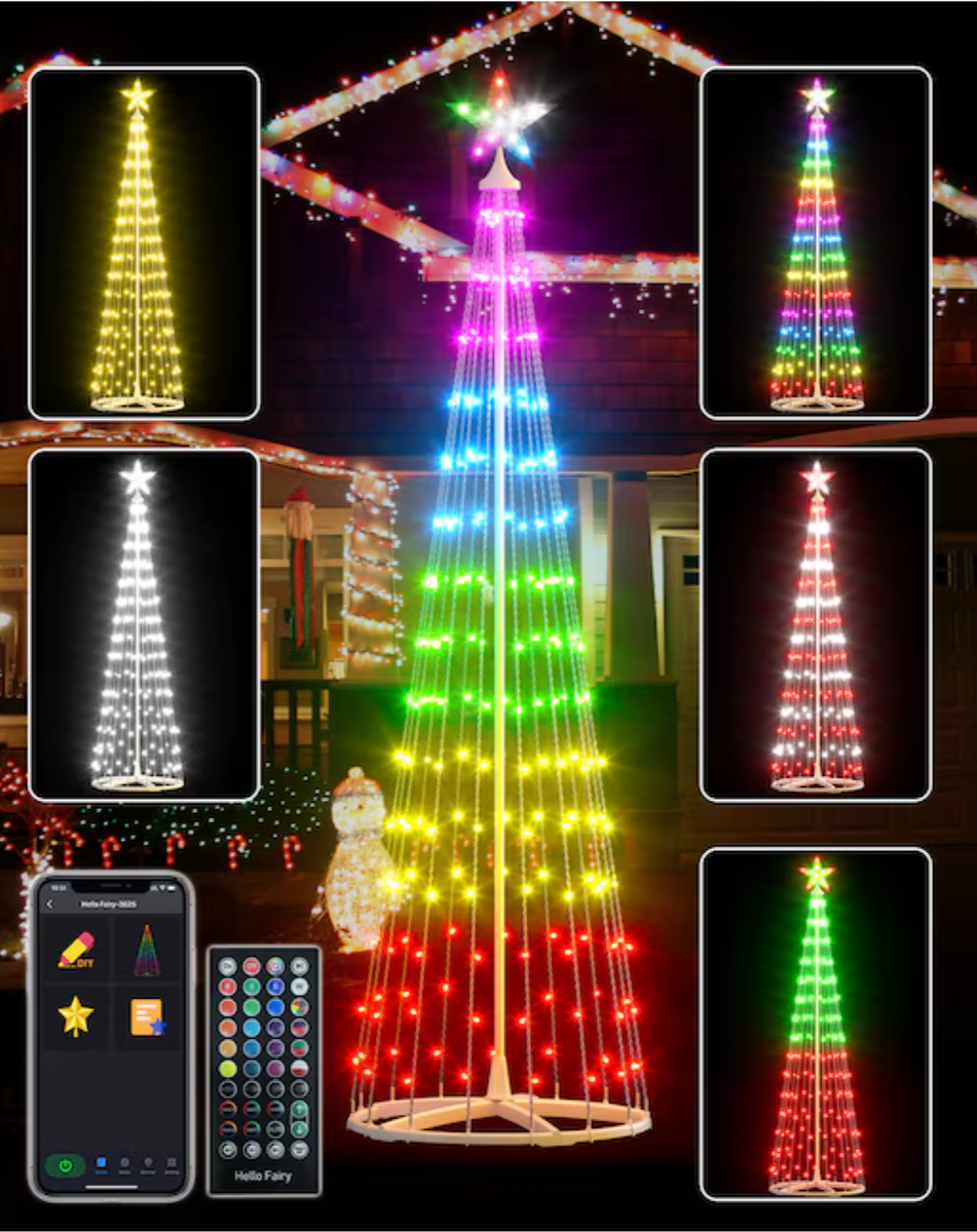 Outdoor Lighted Christmas Musical Tree Massive Outdoor Lighted