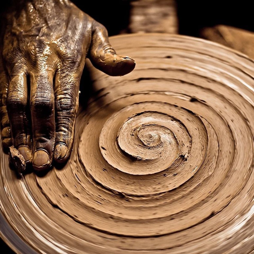 Falling in Art Pottery Wheel for Adults, Heavy Duty Metal Pottery ...
