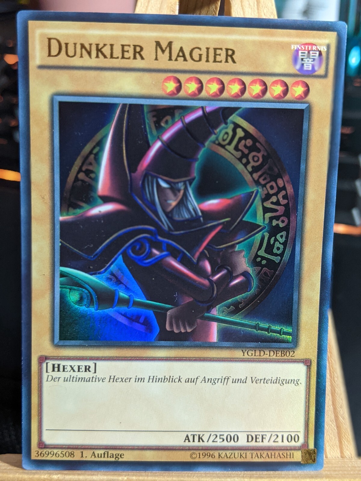 Dunkler Magier YGLD-DEB02 Ultra rare LP Yugioh Cards | eBay